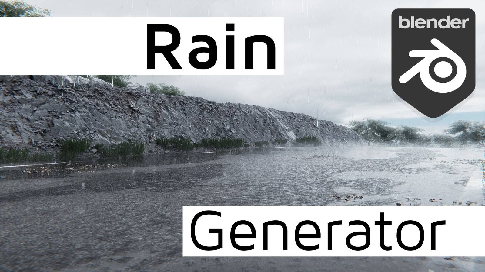 Realistic Rain Generator Blender Addon - CGDeals
